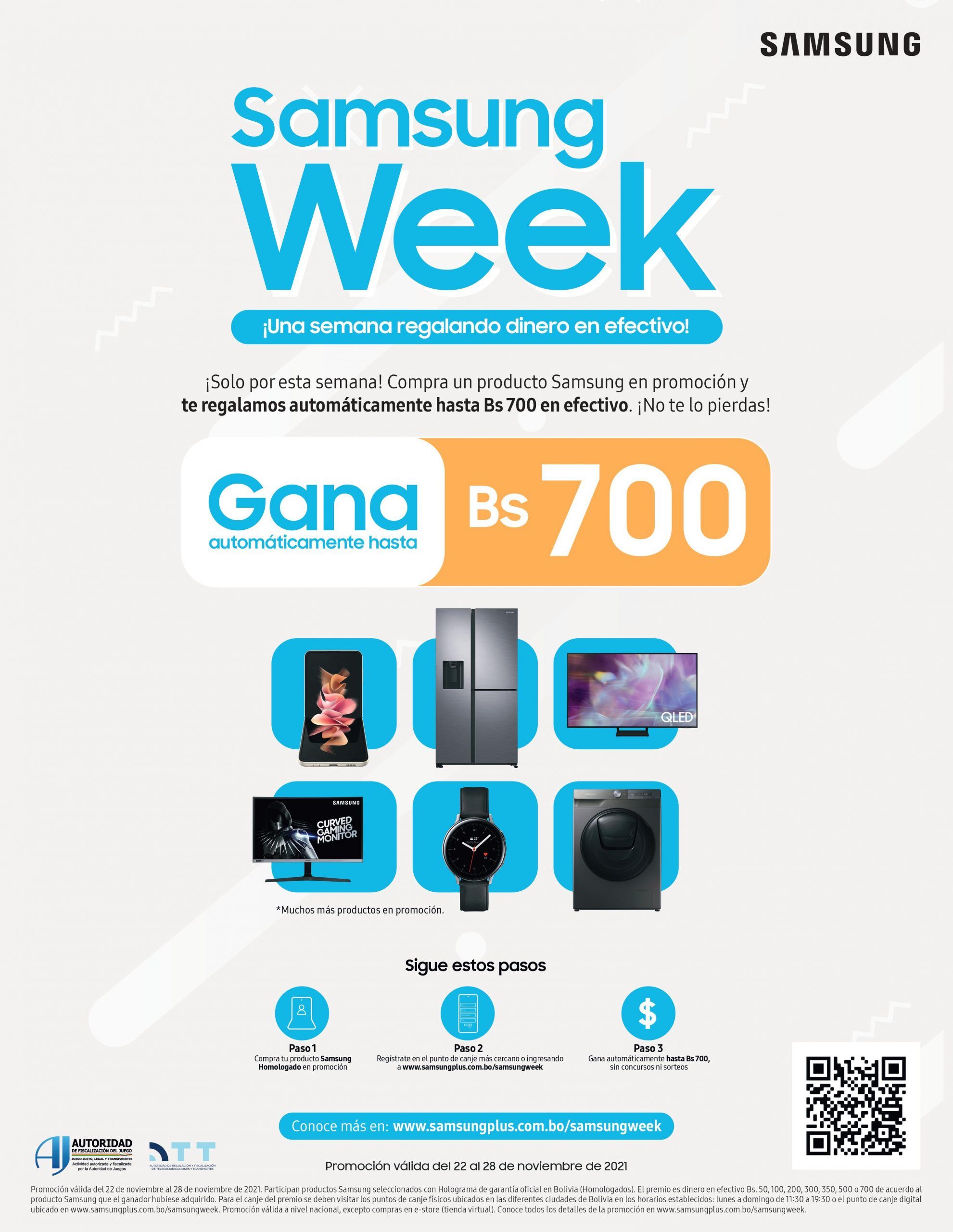 Samsung Week una semana de canje de dinero en efectivo por compras de ...