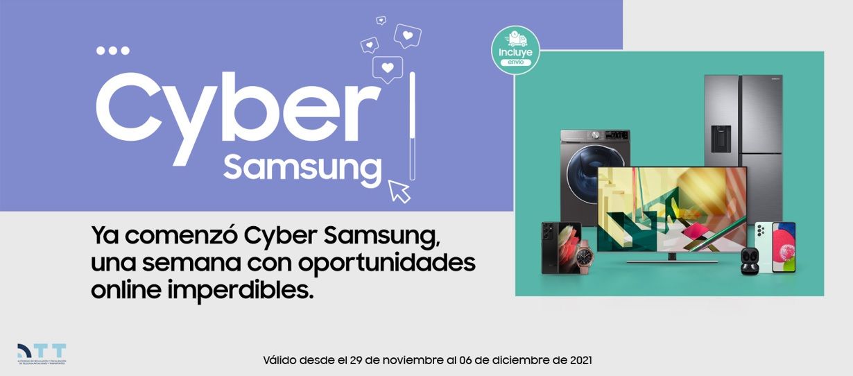 Cyber Samsung una semana con oportunidades imperdibles en productos ...